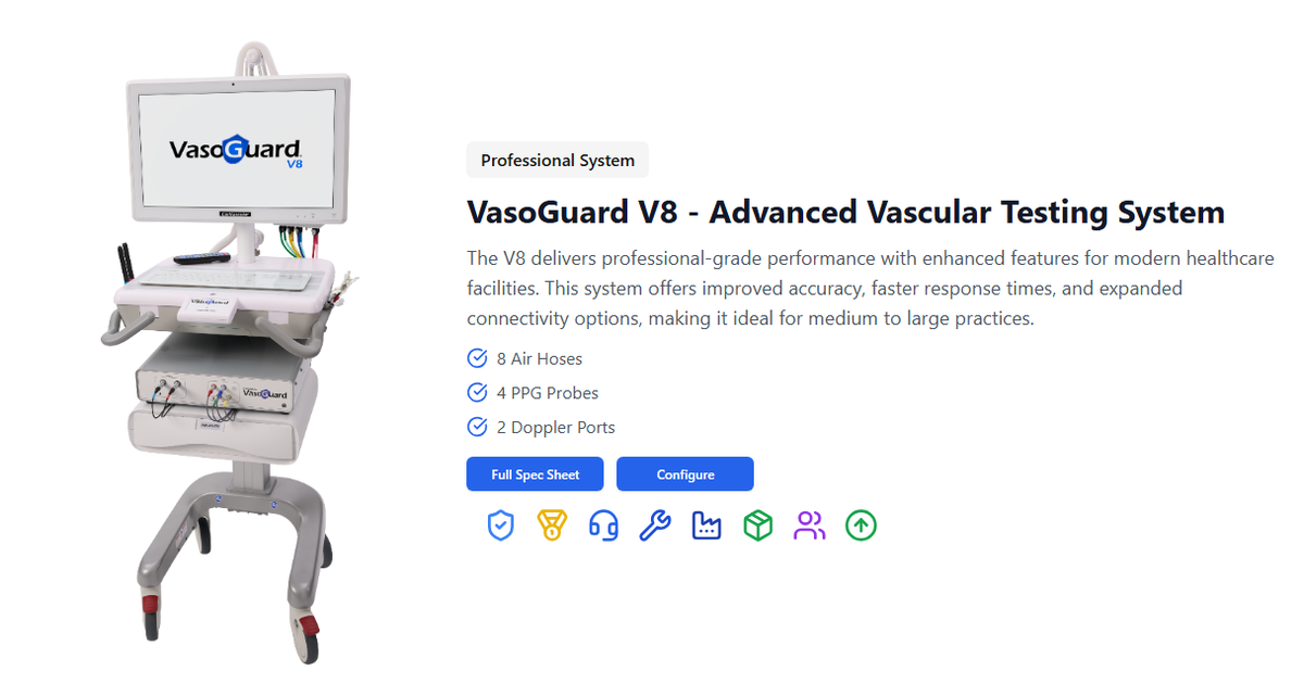 VasoGuard V8 - High-Capacity Testing